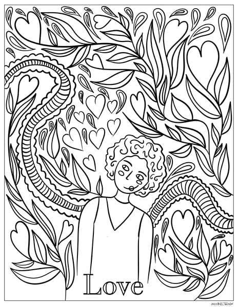 Floral Smiling Girl – shop.nil-tech