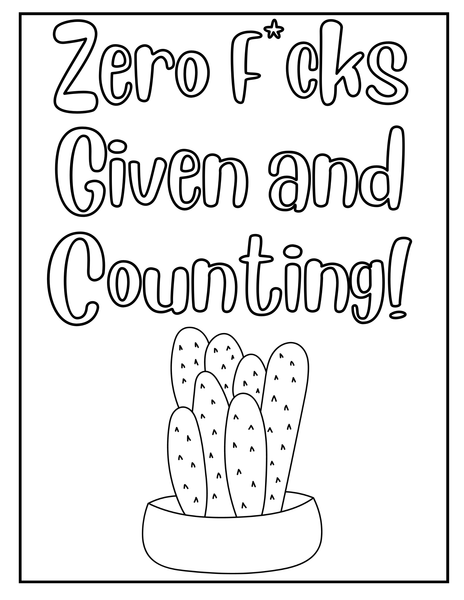 f zero coloring pages