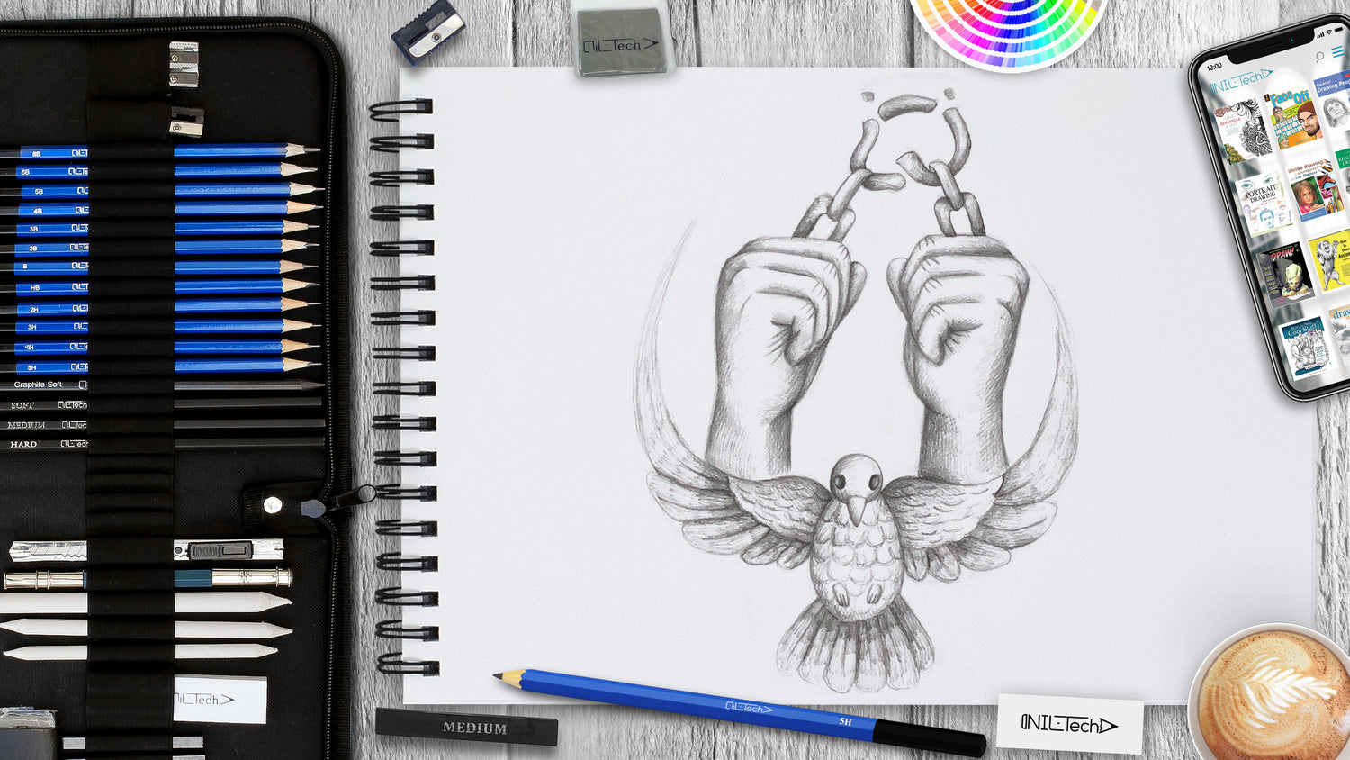 How to Draw the Bill of Rights Illustration | Nil Tech – shop.nil-tech