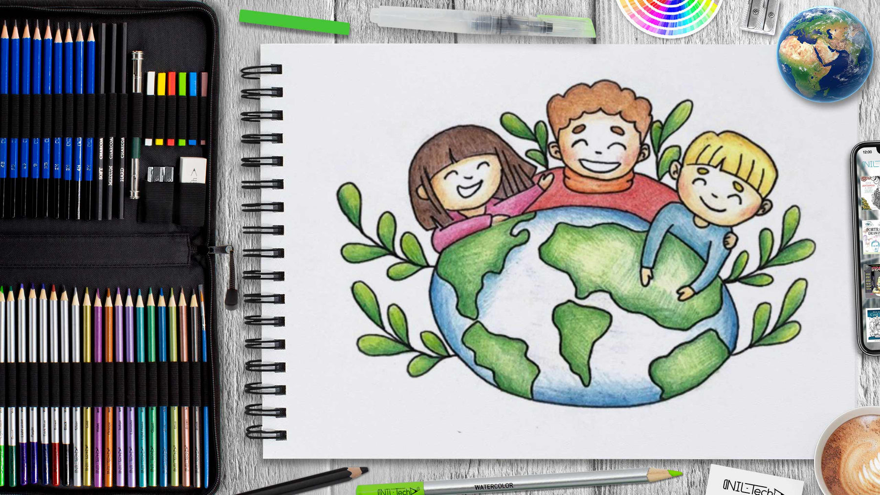 International Friendship Day Drawing Tutorial - shop.nil-tech
