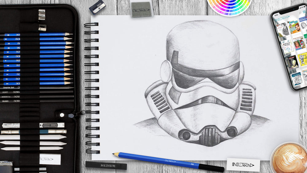 How to Draw Stormtrooper | Nil Tech - shop.nil-tech
