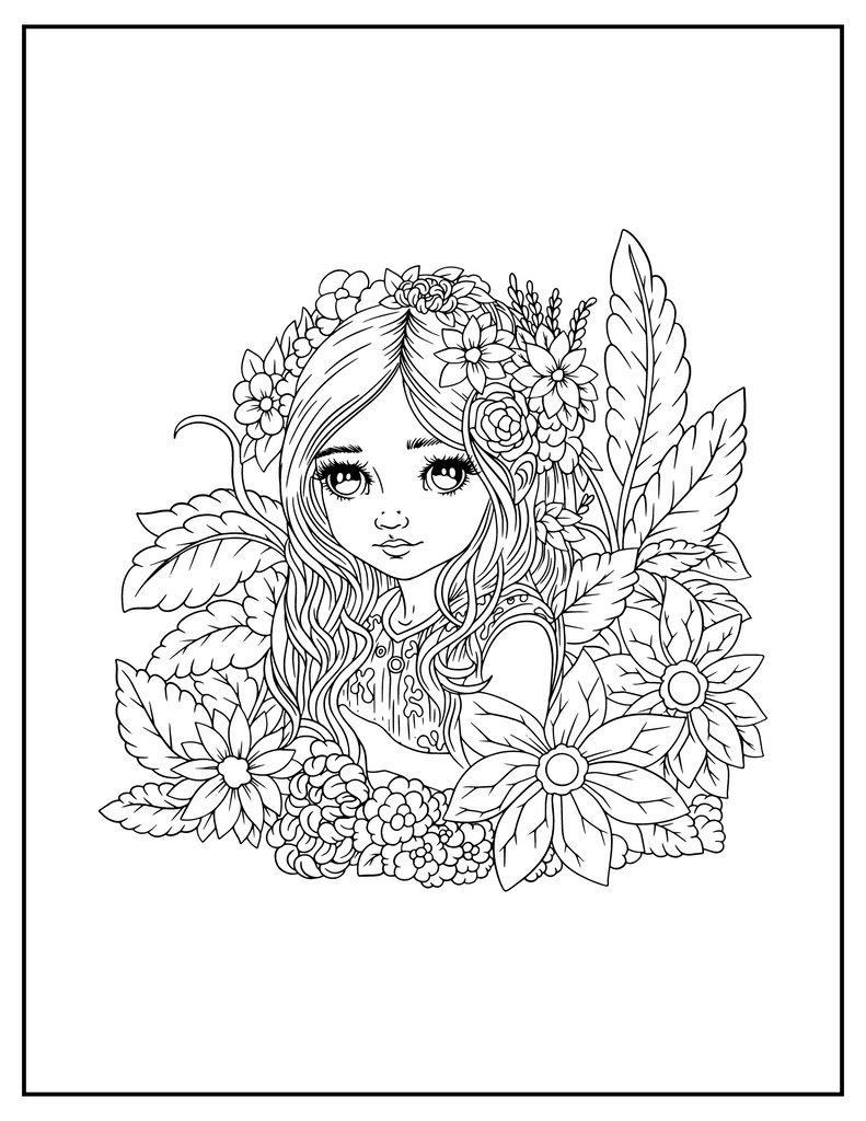Unleash Your Imagination: Printable Fantasy Designs Coloring Book for ...