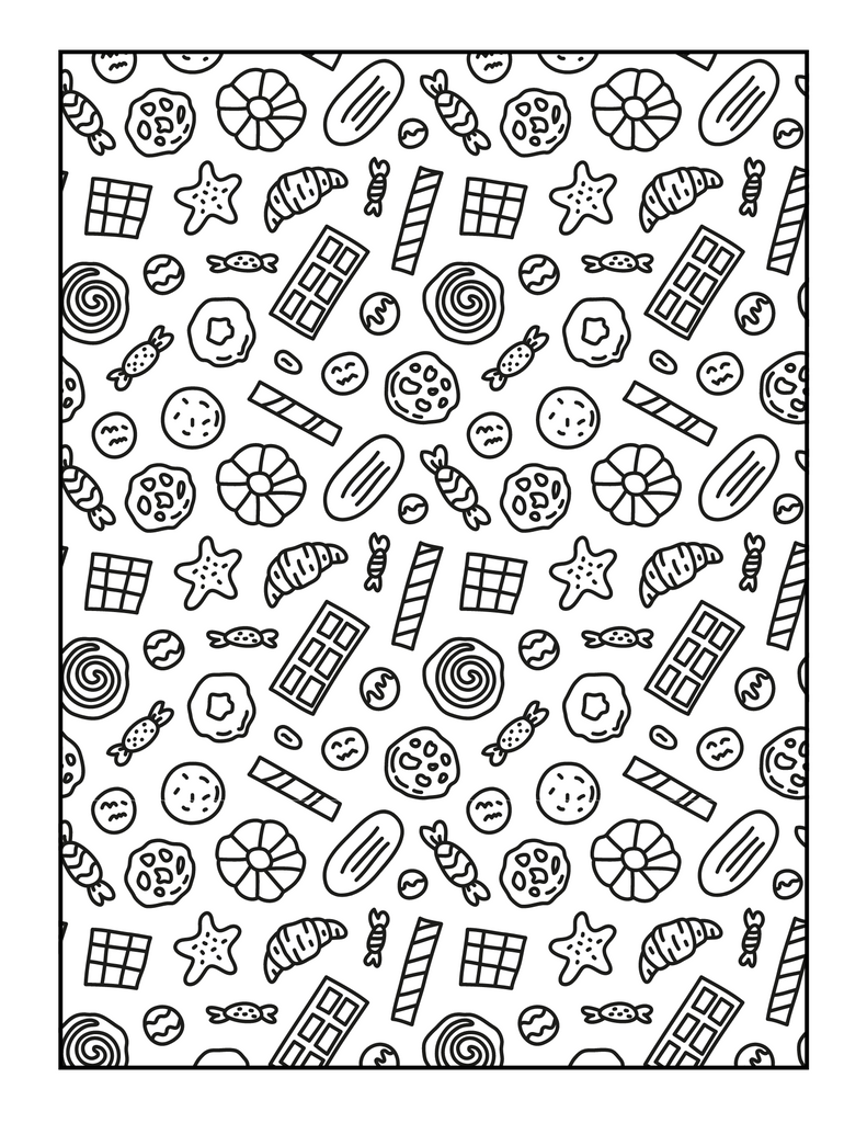 Spooky Sweets: Halloween-Themed Printable Coloring Book – shop.nil-tech
