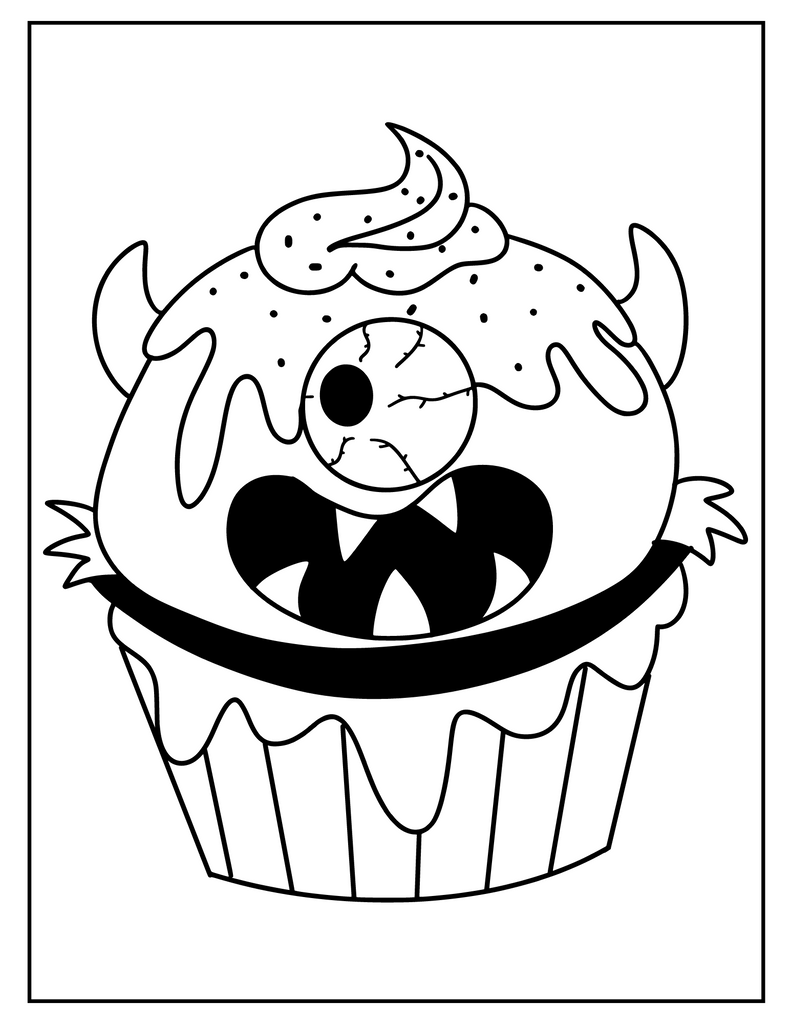 Spooky Sweets: Halloween-Themed Printable Coloring Book – shop.nil-tech